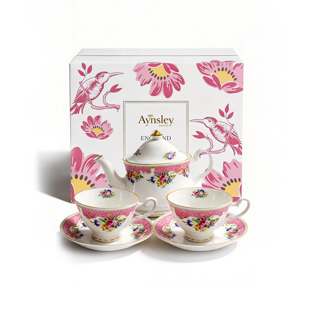 Chelsea 5 Pieces Tea Set with 600ml Teapot – Aynsley