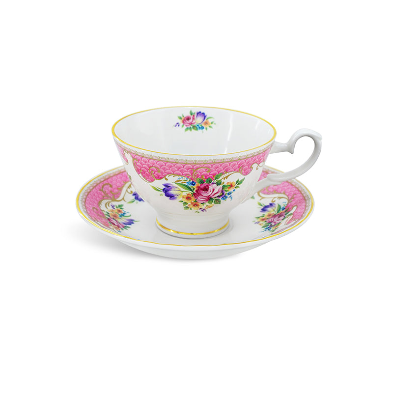 Chelsea Tea Cup & Saucer Pink – Aynsley