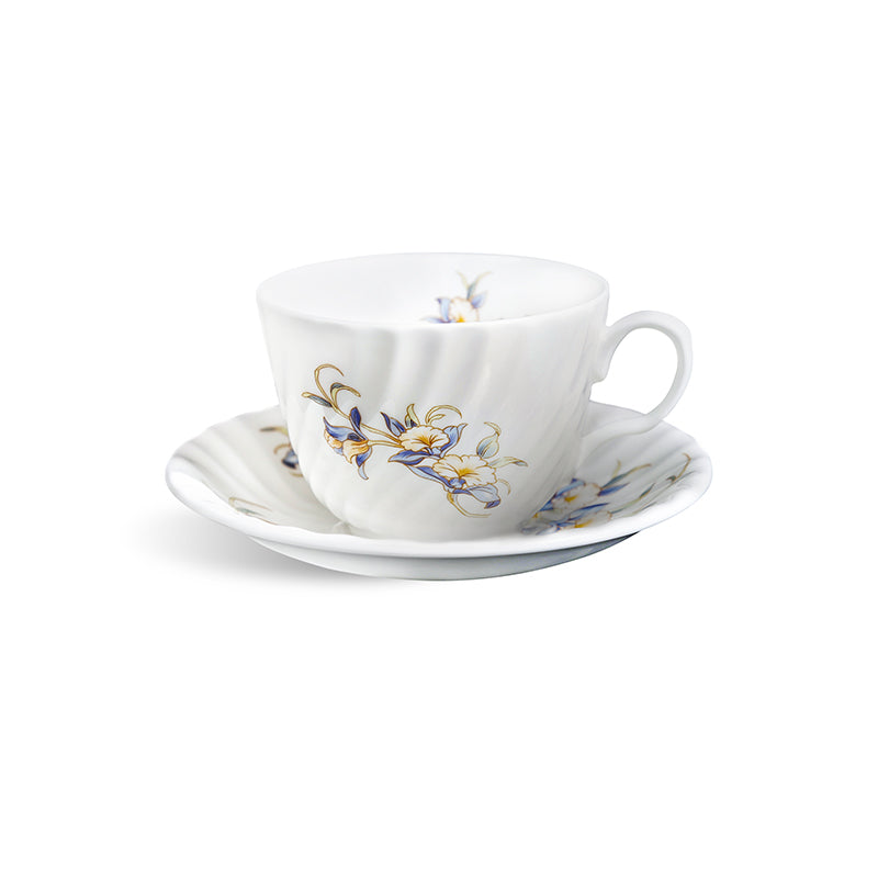 Just Orchid Swirl Tea Cup & Saucer – Aynsley